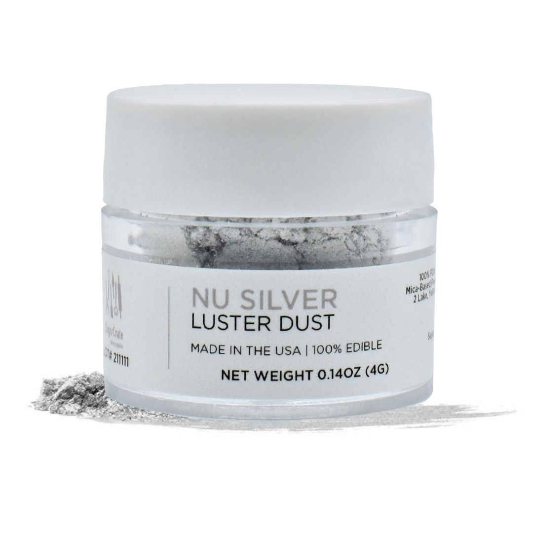Nu Silver Luster Dust – Sugarcrate Baking Supplies